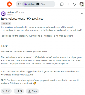 Trying To Over-Engineer A Simple C# Program for an Interview Task with AI - adriancs.com